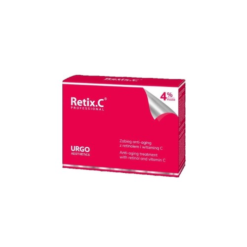 Retix.C Zestaw Retinol 4% (maska 5x4g + serum 5x2ml) Estetyczna Hurtownia